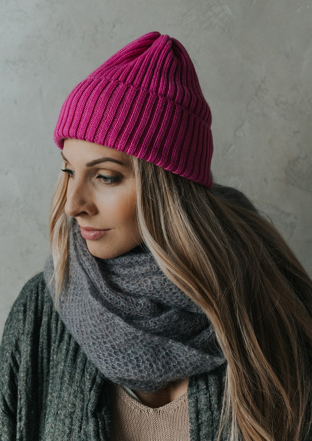 Maigas merino vilnas cepure – RENATE ROSE